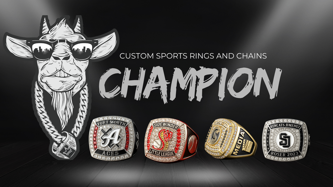 Custom Sports Rings, Chains & Pendants | Personalized Bling – Champion ...